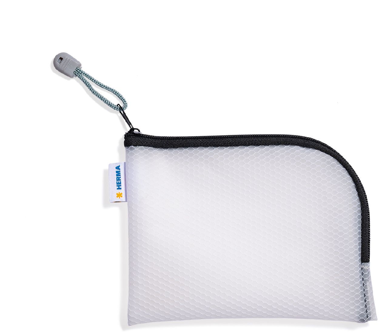 HERMA 20023 "Sieťové tašky" vrecko na zips DIN A6 čierna(S)