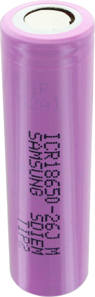 Samsung ICR18650-26J, 2600mAh, 3.6V - 3.7V niezabezpieczony