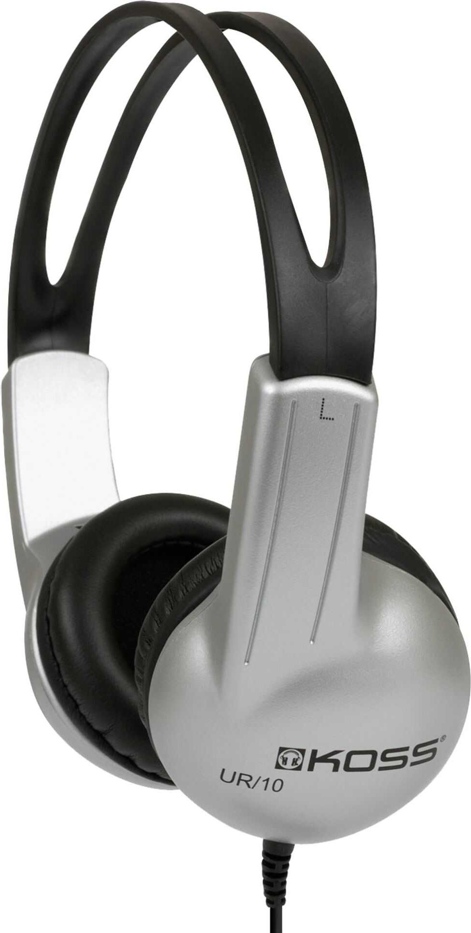 KOSS Casque UR10 Supra-auriculaire Argent Micro-casques
