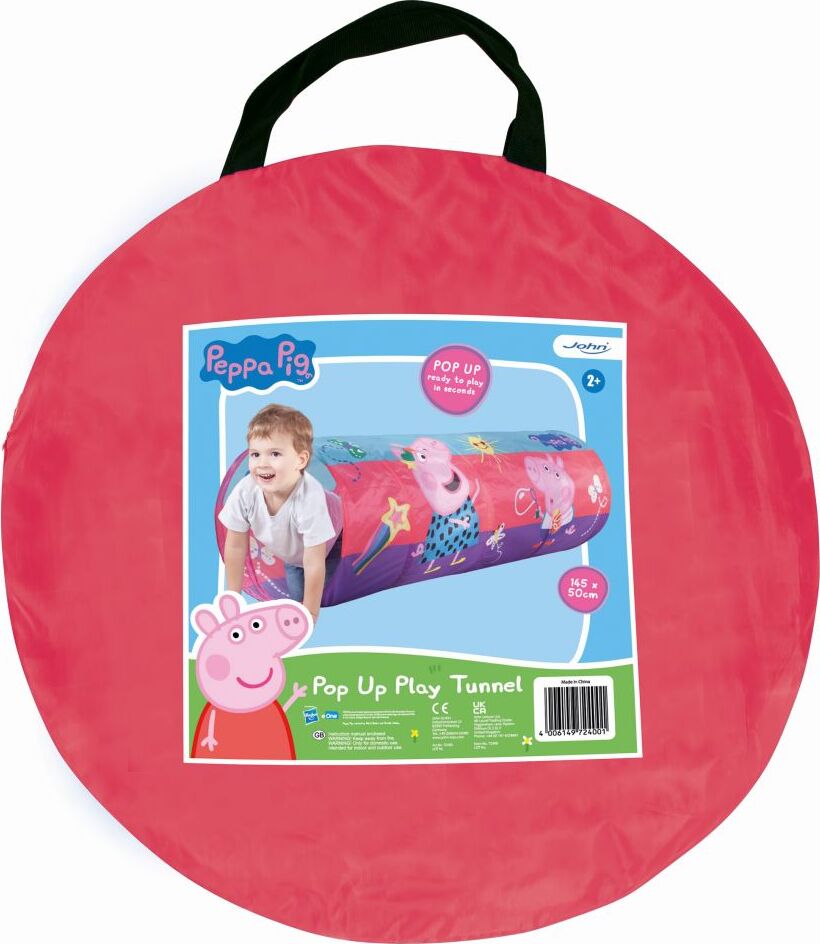 Tunnel POP UP Peppa Pig, 145x50 cm