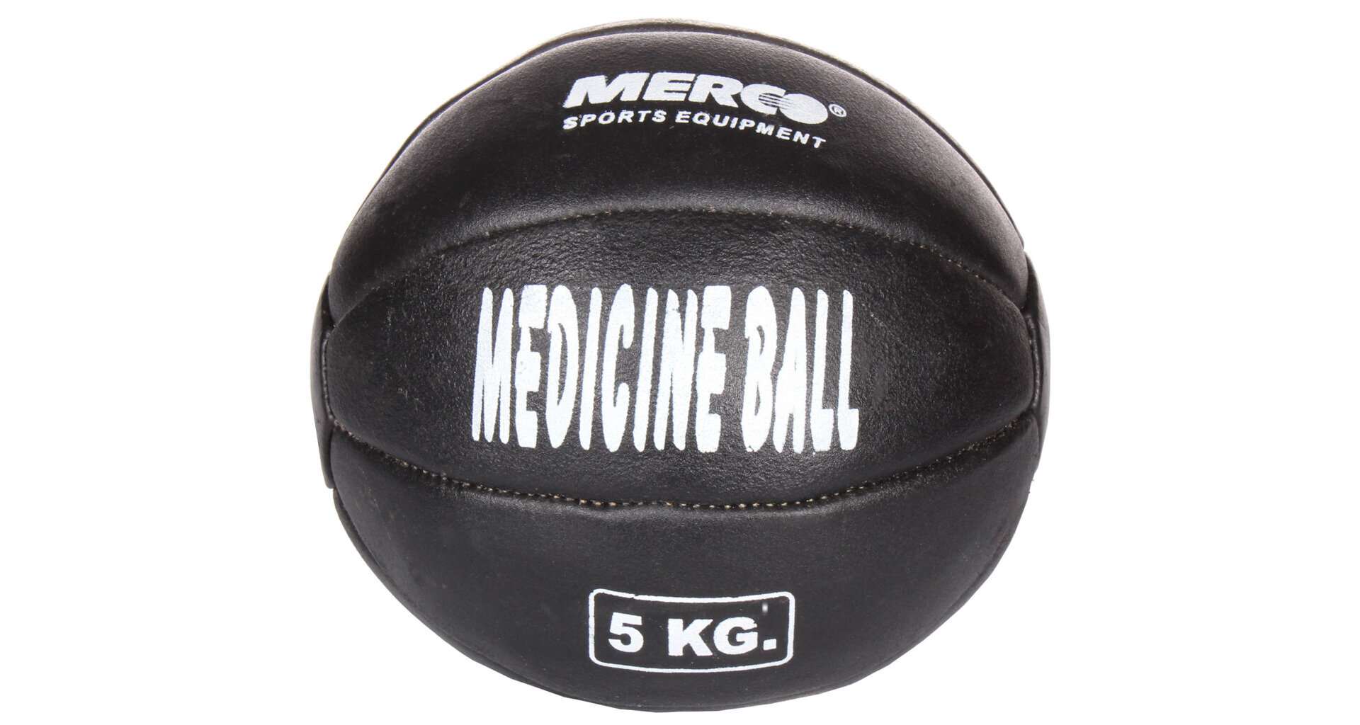 Ballon médicinal en cuir noir, 5 kg Medecine balls