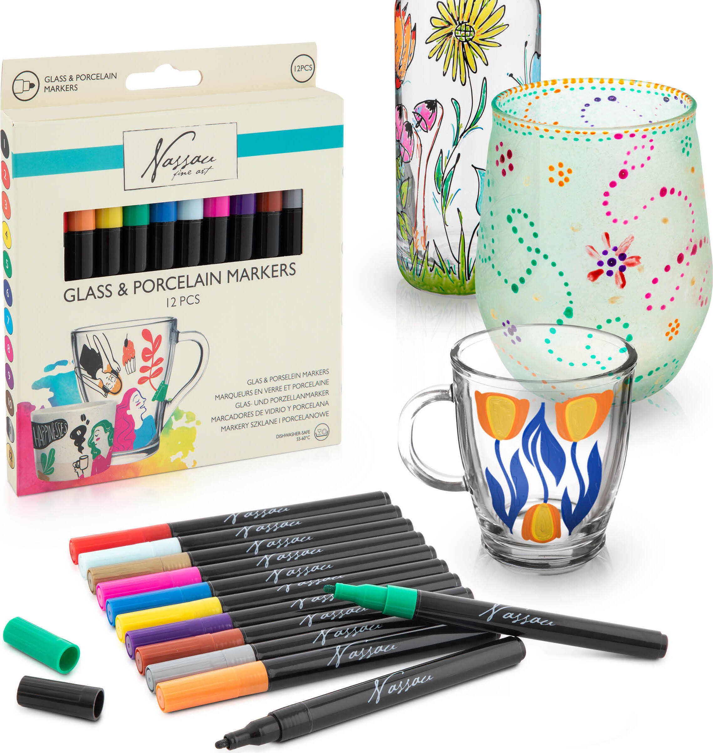 Grafix AR0139/GE Bastelset, bunt Permanent-Marker