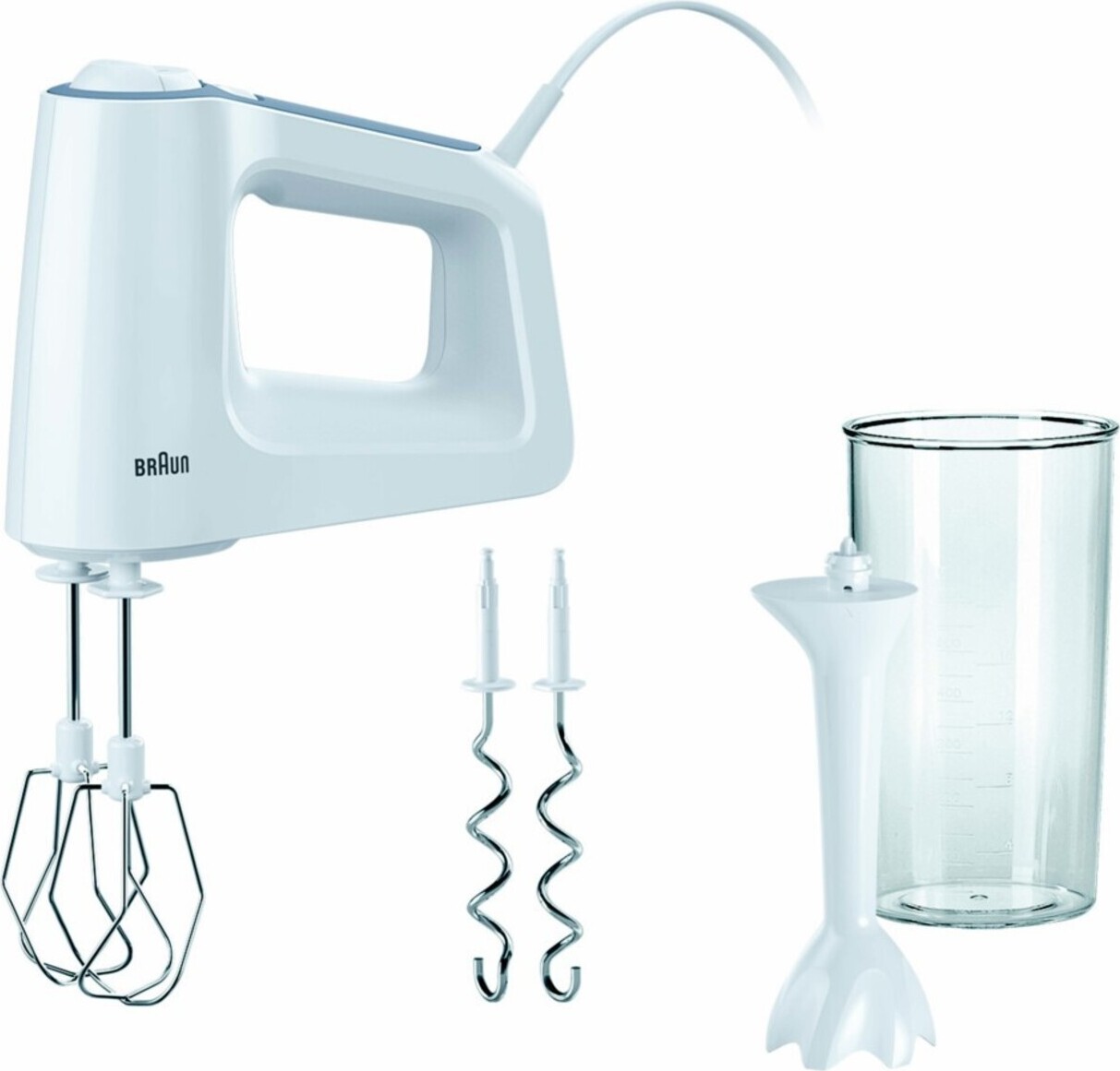 Braun MultiMix 3 HM 3105 WH - Handmixer - 500 W - weiß