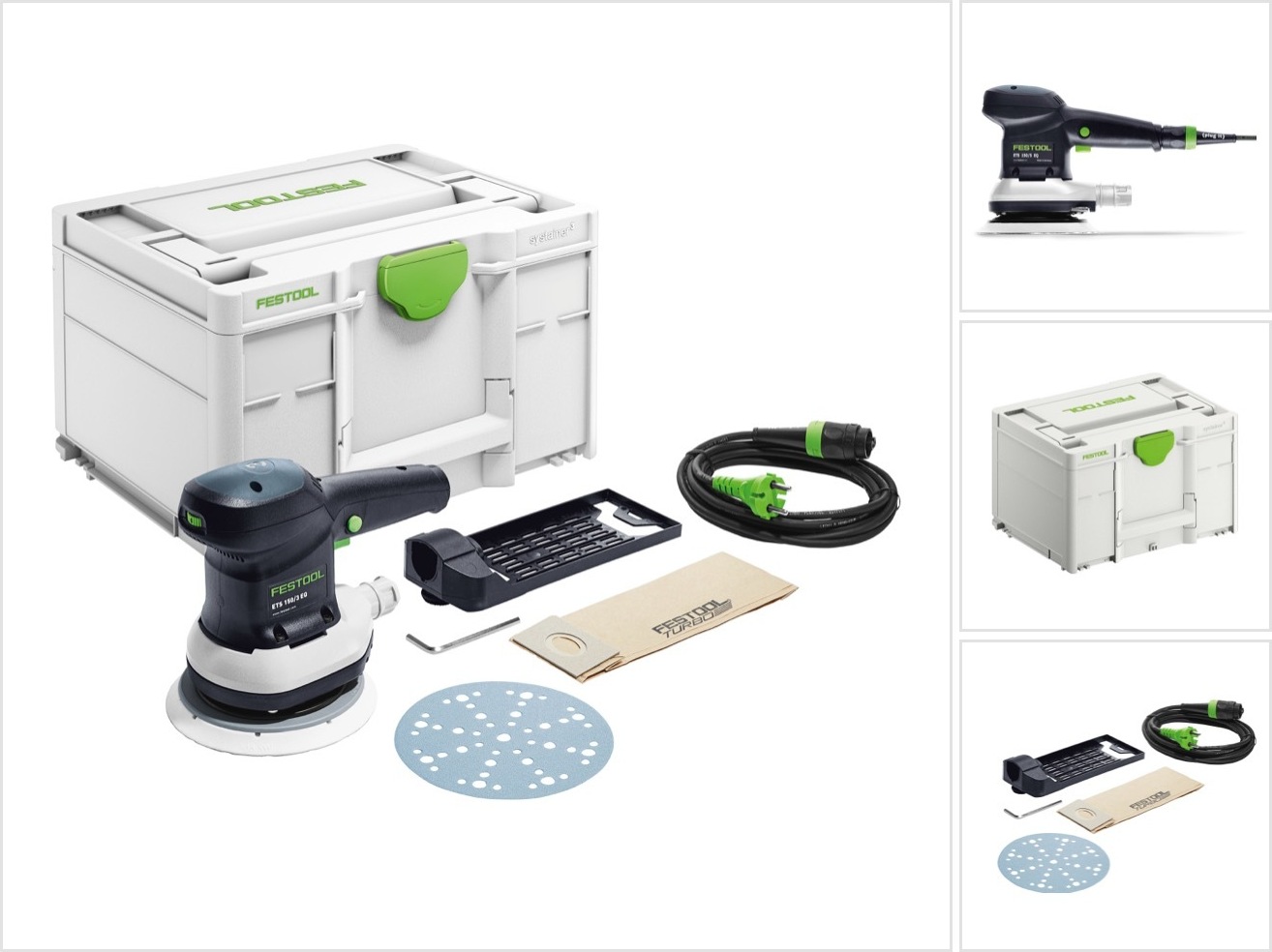 FESTOOL Levigatrice rotorbitale ETS150/5EQ-Plus 310 watt