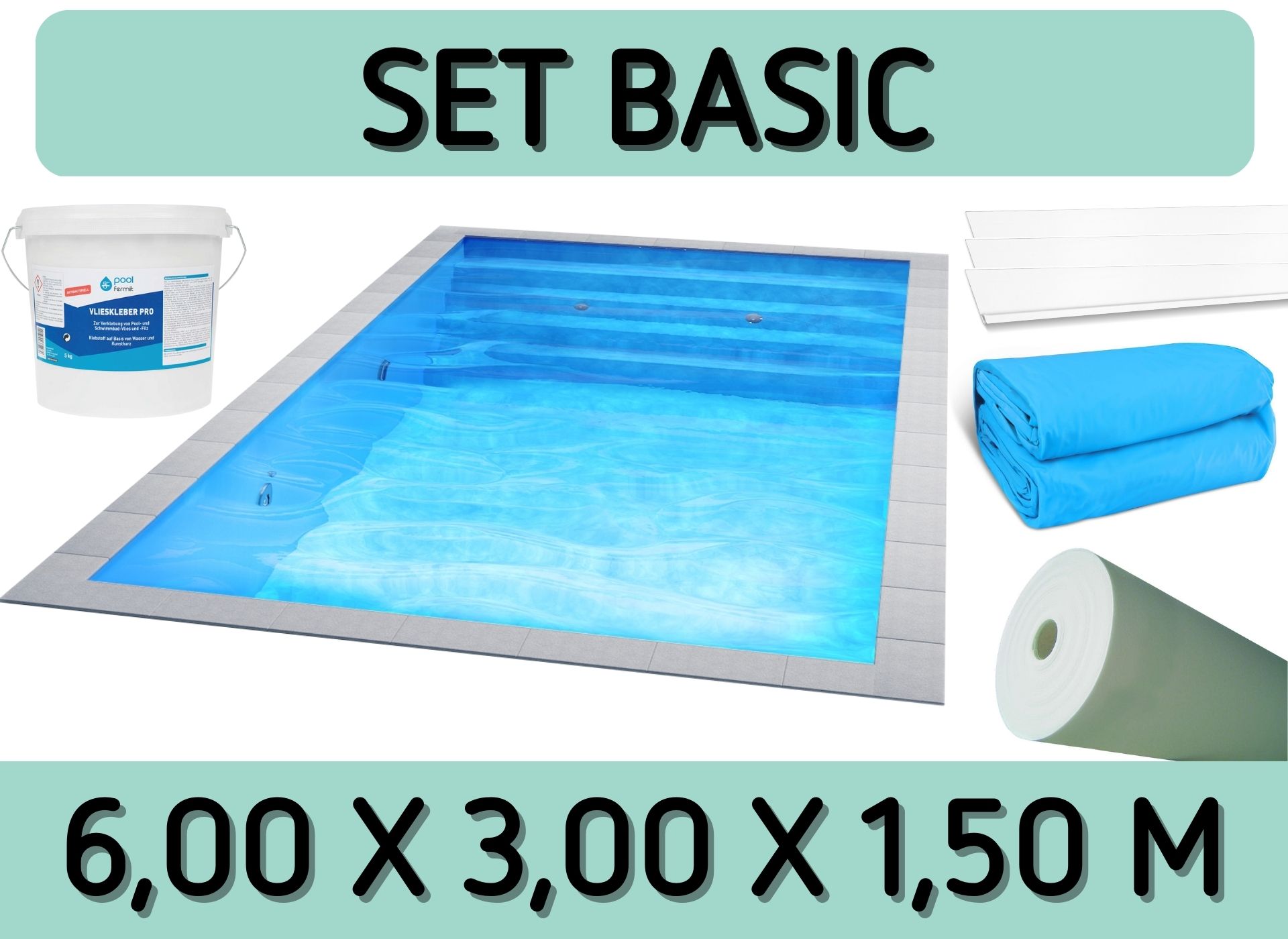 Styroporpool Set Basic - 600 x 300 x 150 cm - | Kaufland.de
