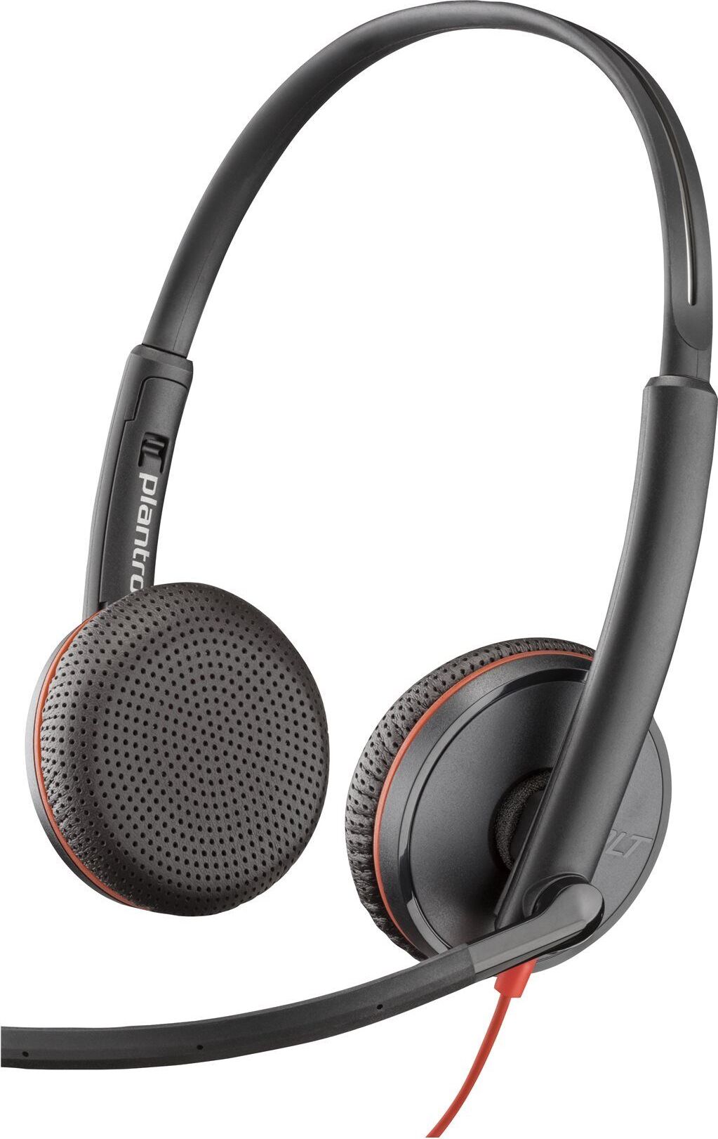 HP Poly Blackwire C3225 Stereo 3,5 mm Sluchátka, headsety