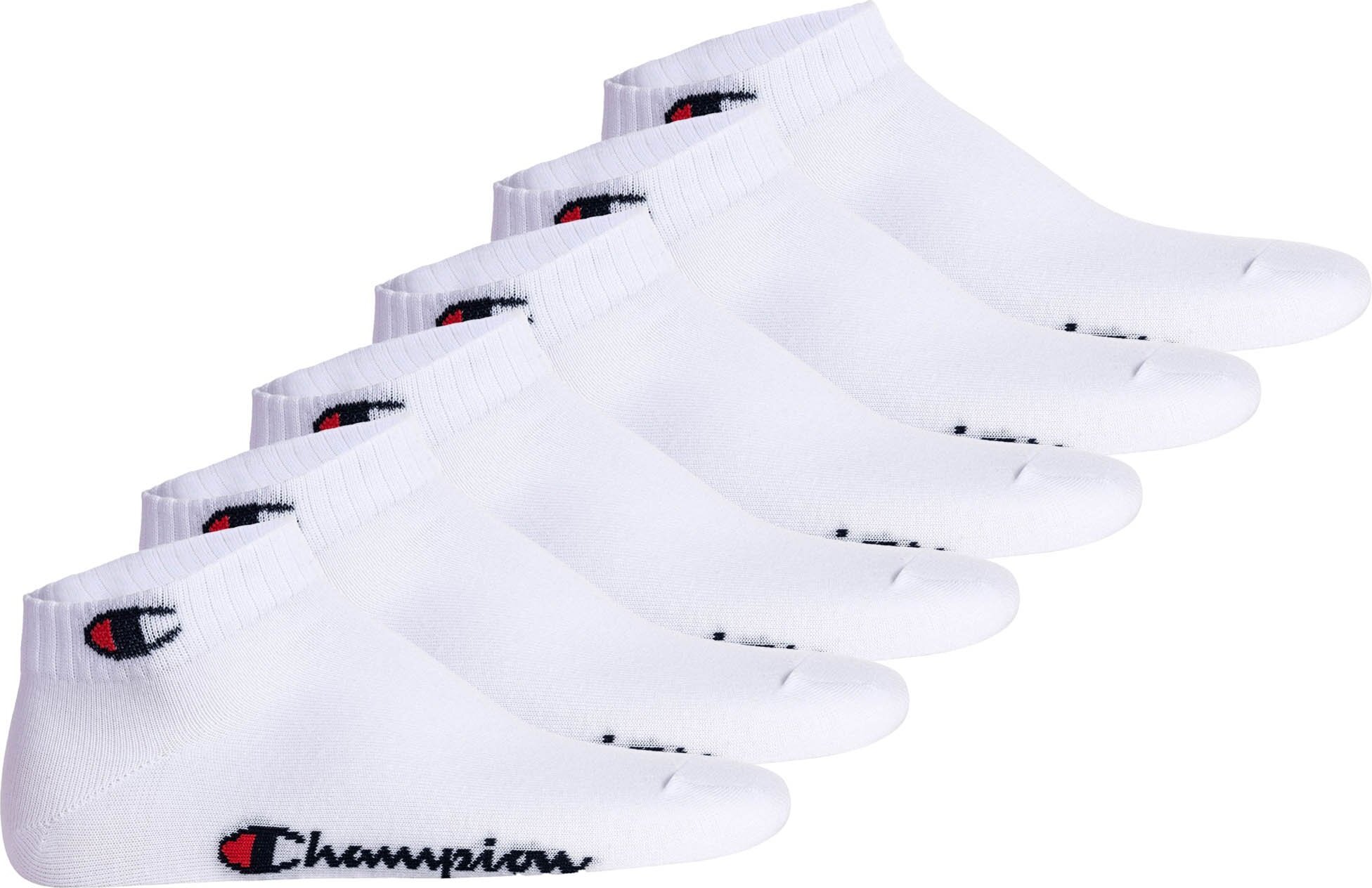 Champion Deutschland 6pk Quarter Socks WHT 35/38