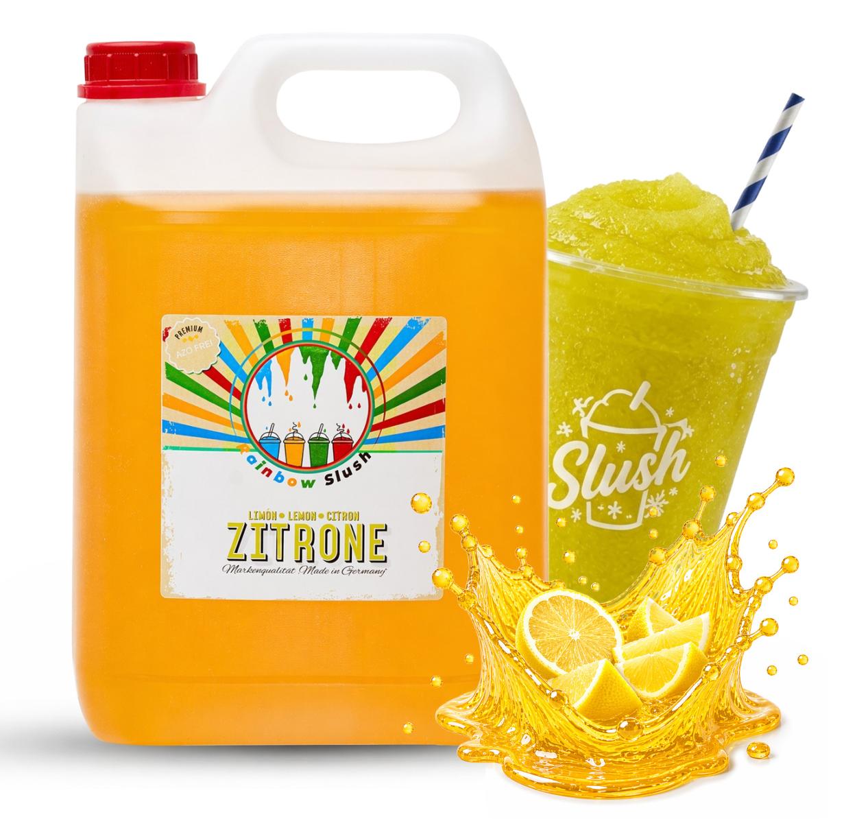 Rainbow sirup na slush citrón 5 litrov 1:5 bez AZO bez
