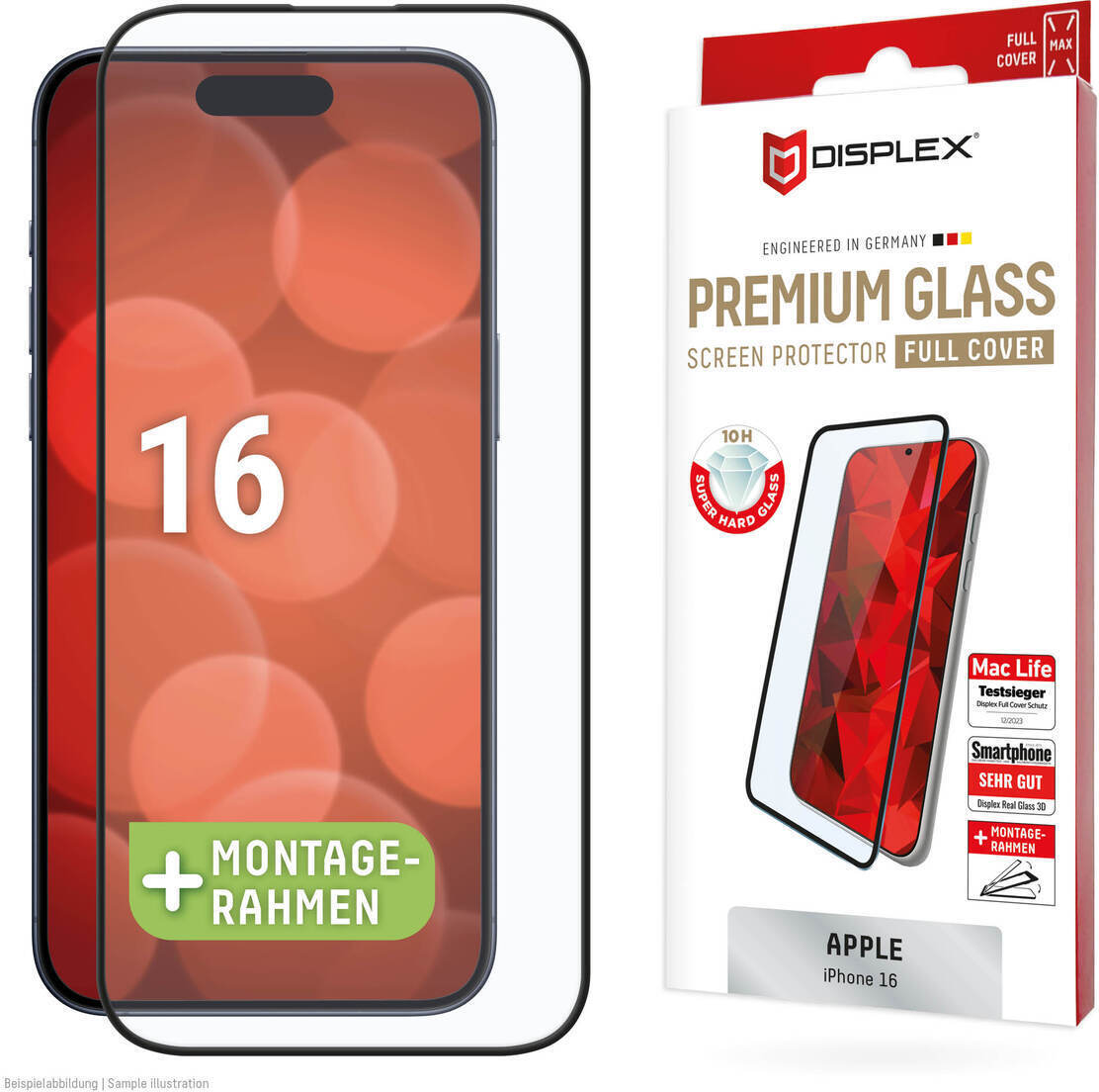 DISPLEX Premium Glass FC iPhone 16 | Kaufland.sk