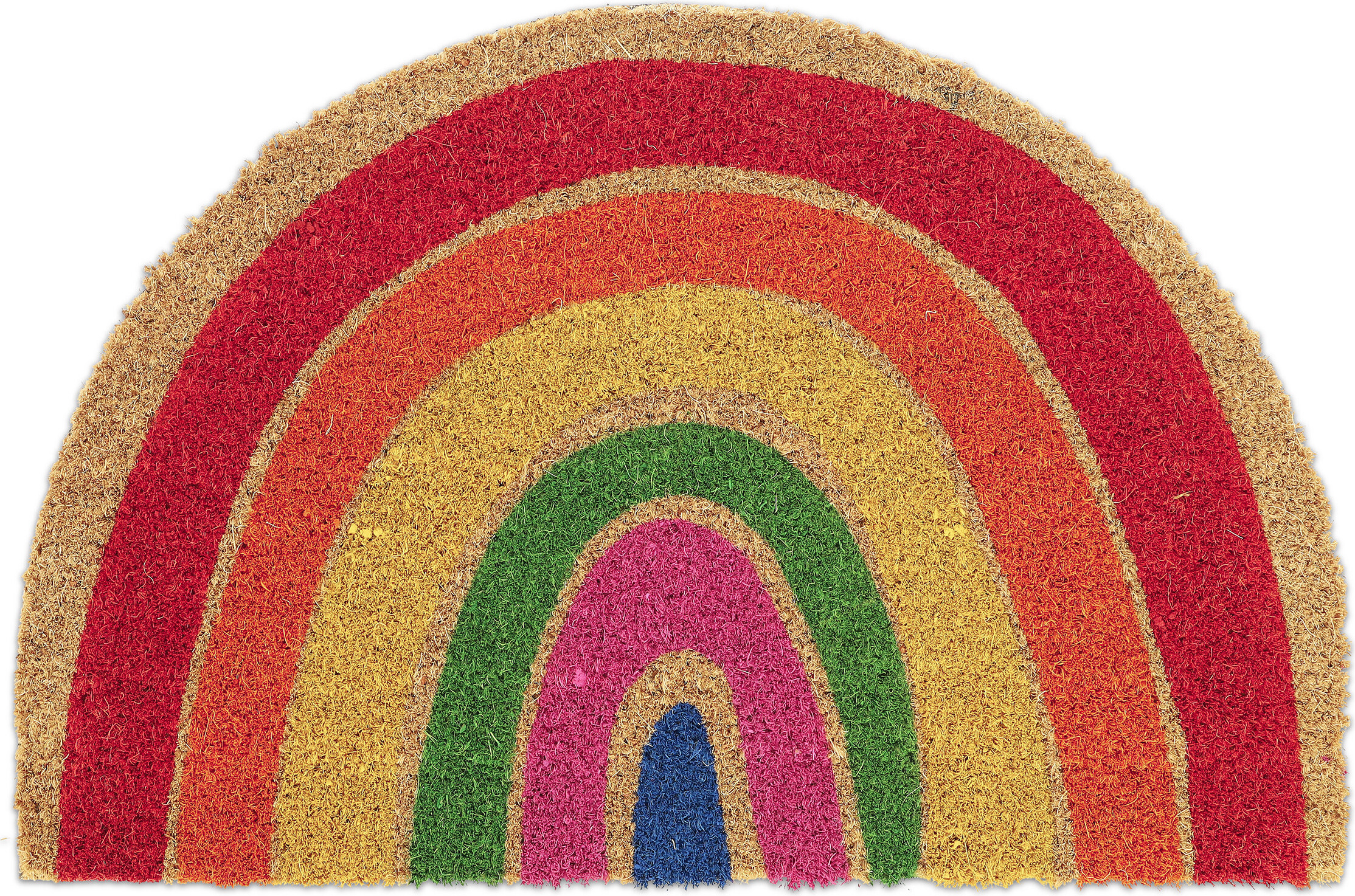 Paillasson coco arc-en-ciel Relaxdays pour la maison