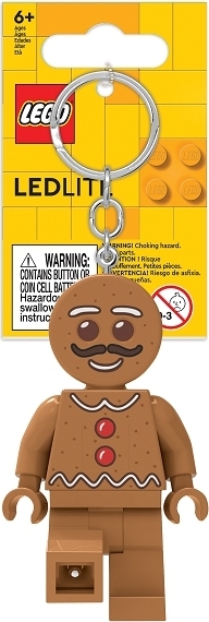 LEGO(R) Brelok do kluczy z latarką Piernikowy ludek