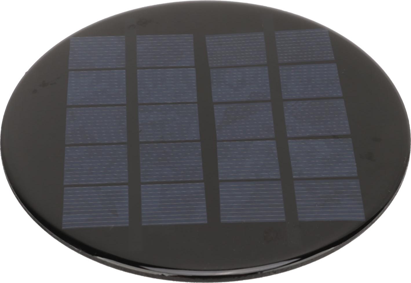 Mini kulatý solární panel 1,1 W 5 V 120 mm dobíjecí 3,7 V