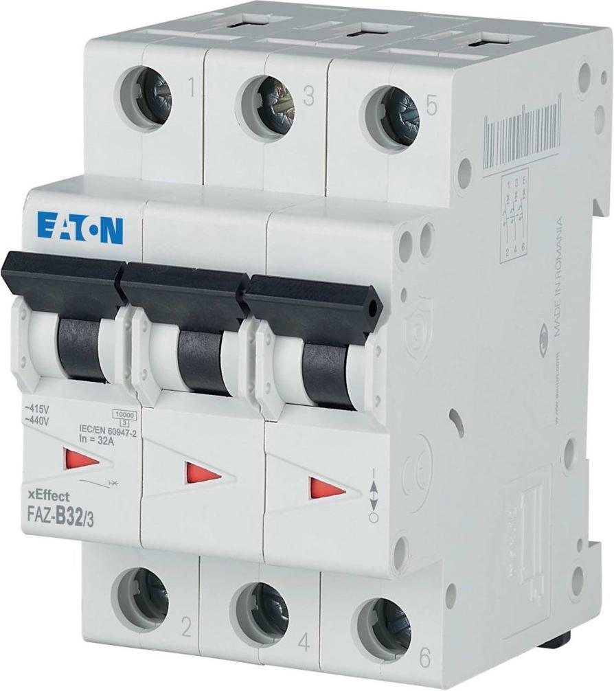 Eaton disjoncteur de protection de ligne FAZ-B32/3 278850
