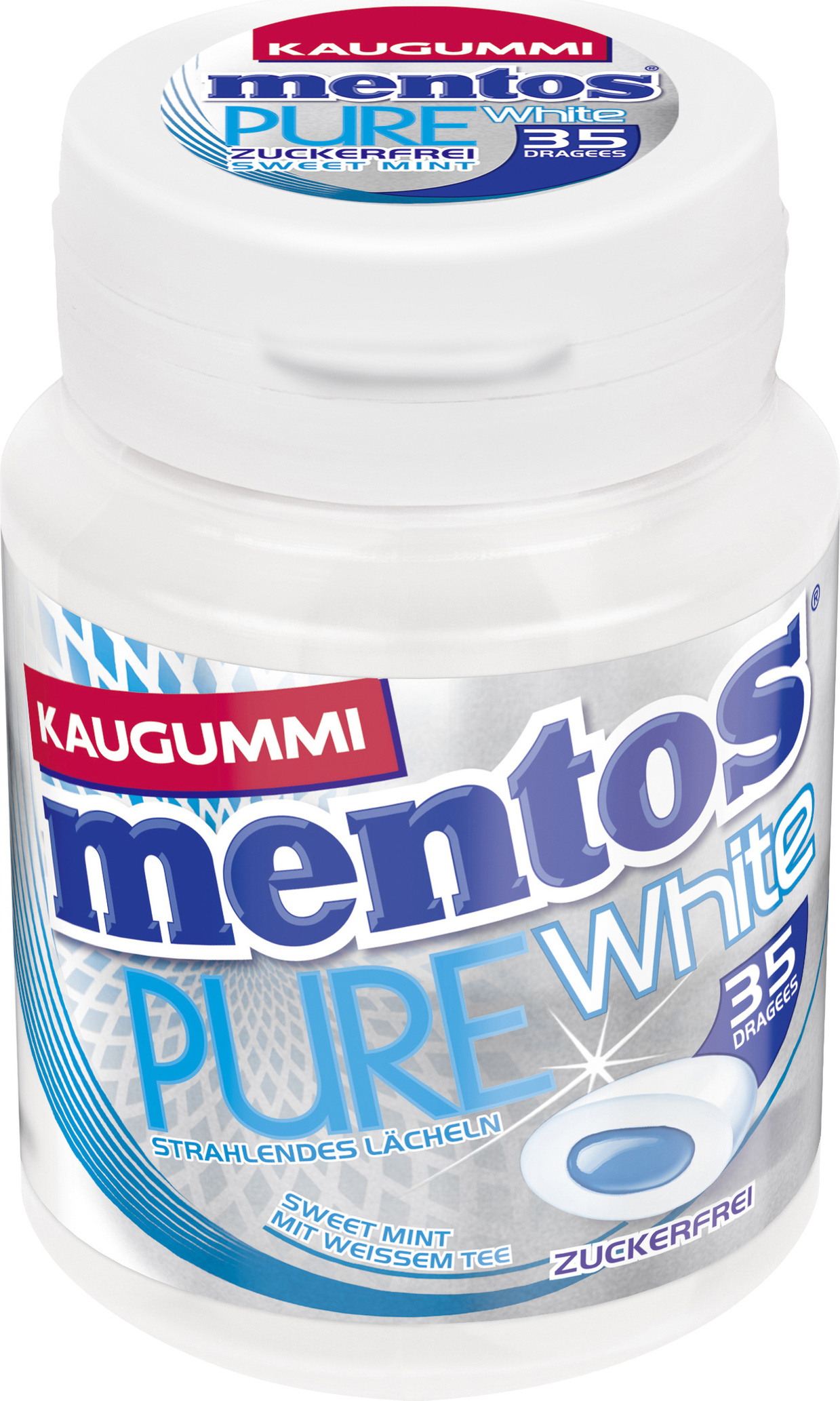 Mentos Gum Pure White Sweet Mint - 6 x 70 g | Kaufland.de