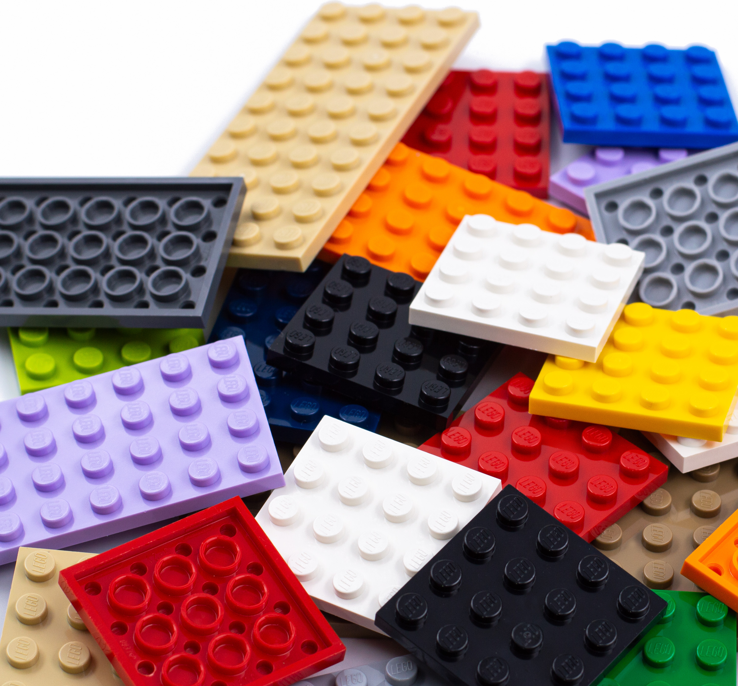 25 kolorowych, mieszanych płytek LEGO | Kaufland.pl