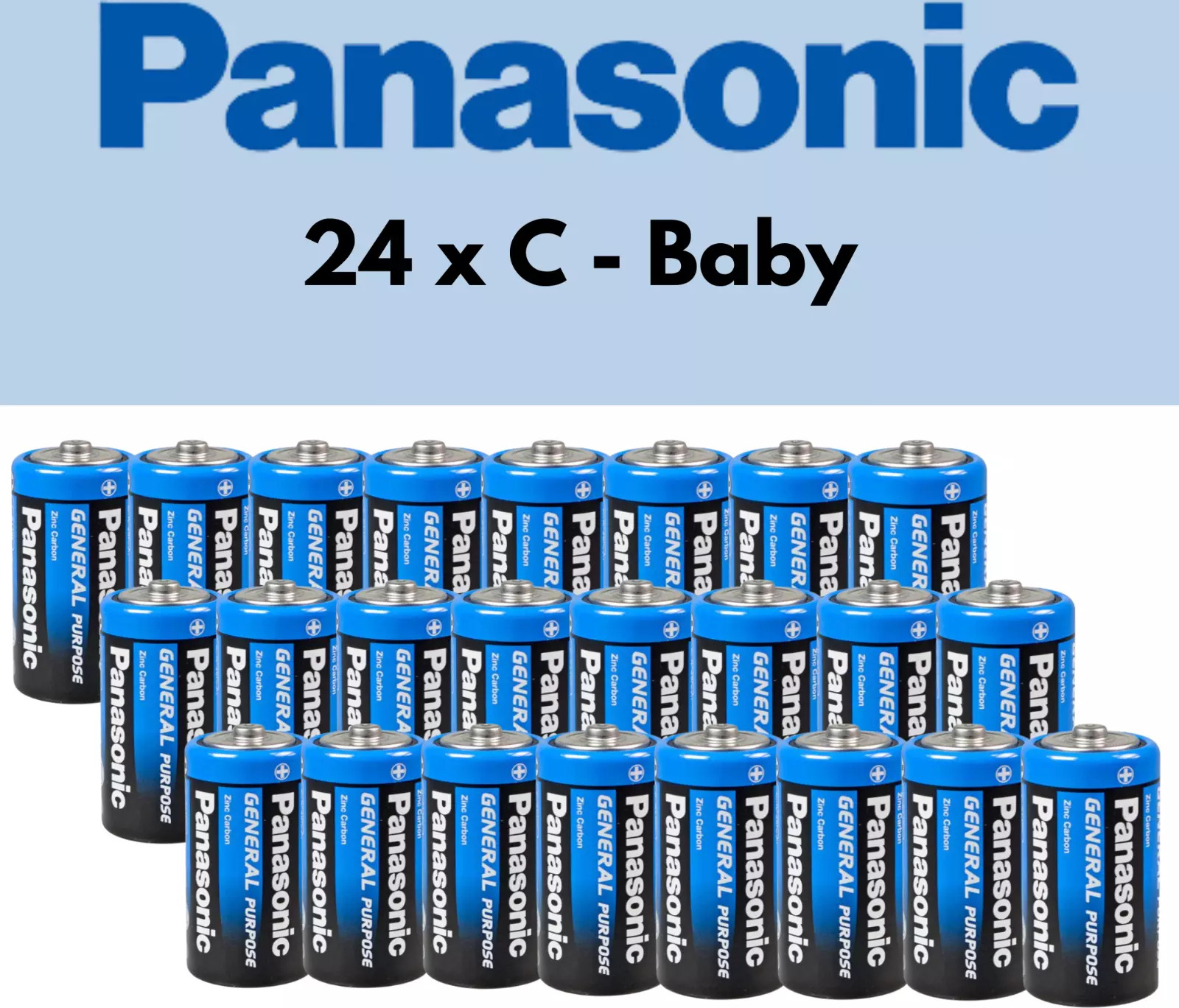 Panasonic Batterien, R14 C Baby 24er Pack, | Kaufland.de
