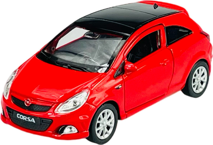 Welly Opel Corsa OPC Rouge 1:34-1:39 Die Cast Metall Modell