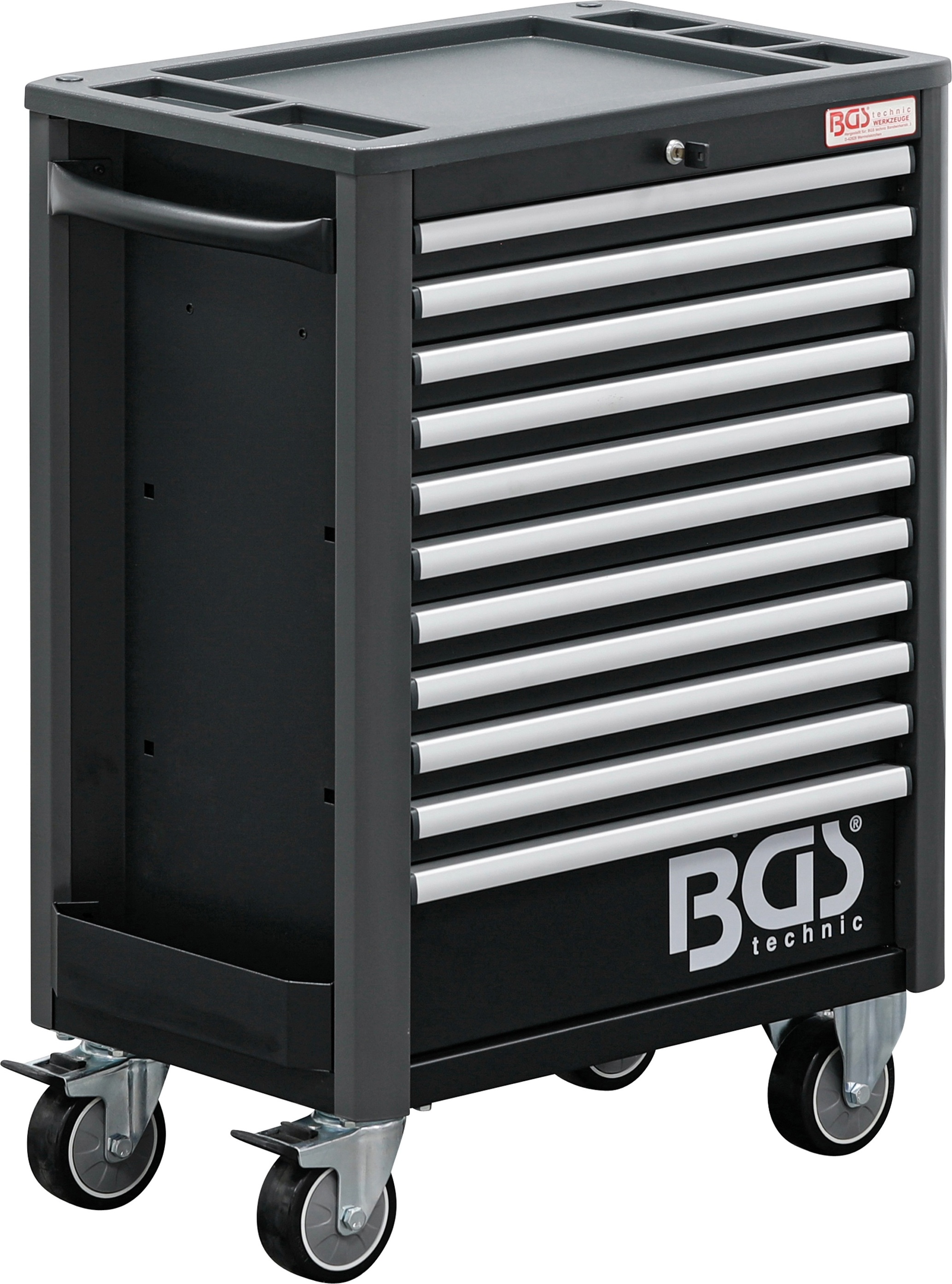 BGS Carrello da officina 11 cassetti vuoto - 4103