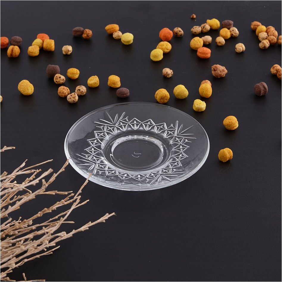Pasabahce 54751 Timeless Çay Tabagi Untertassen transparent