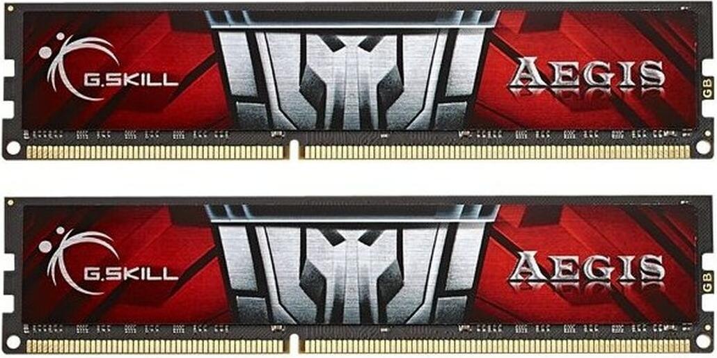 G.Skill Aegis - Memory - 16 GB : 2 x 8 GB - DIMM 240-PIN