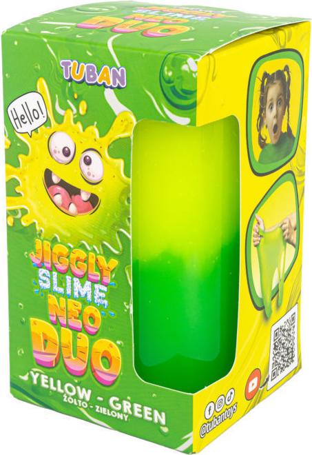 TUBAN Jiggly Slime Neo Duo jaune-vert 430 g TU3810 Slime