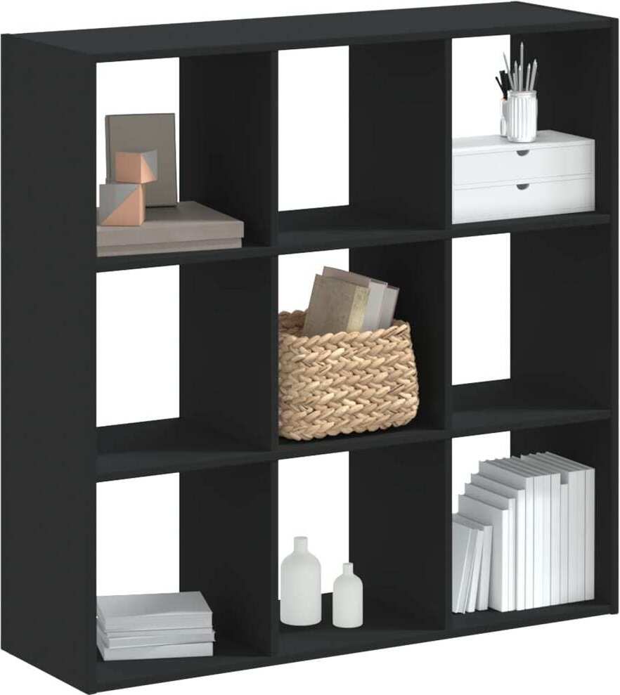 vidaXL Knihovna černá 102x32x102 cm Materiál | Kaufland.cz