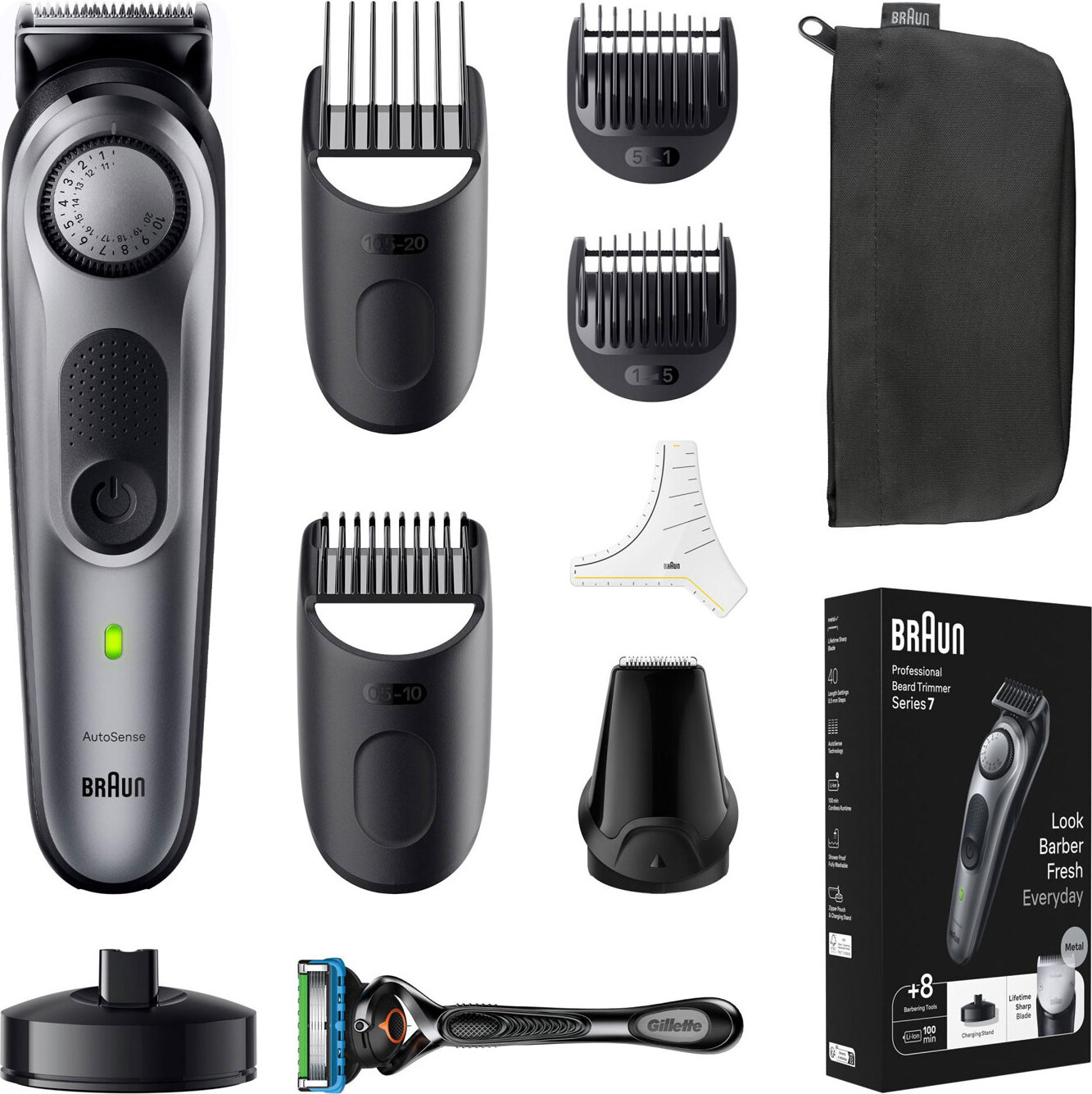 Braun - Styler BT7420 - All-In-One Trimmer - Black / Spc