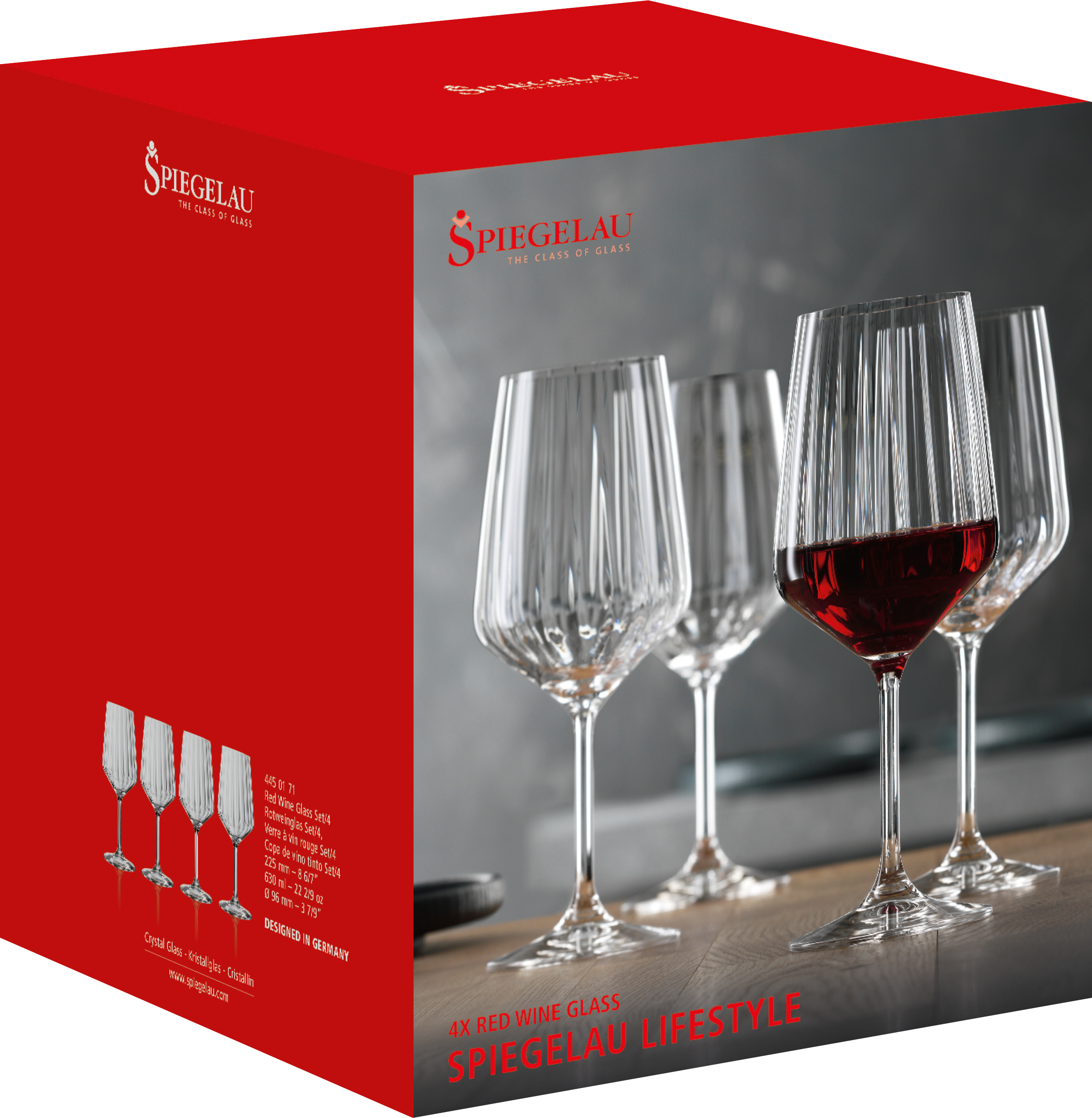 SPIEGELAU Rotweinglas LifeStyle 630ml 4er Set | Kaufland.at