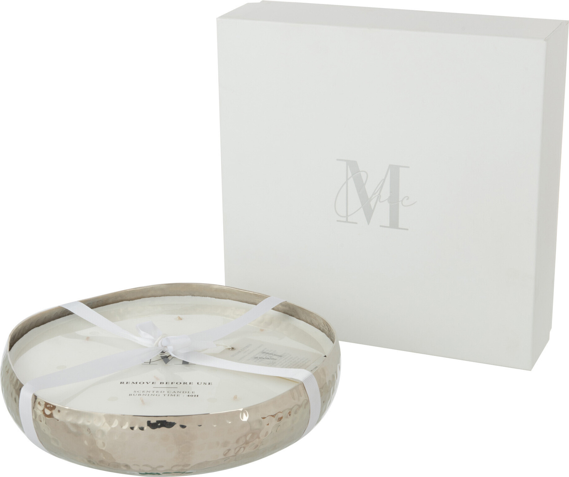 J-Line - Vonná sviečka M-Chic Metal Silver | Kaufland.sk