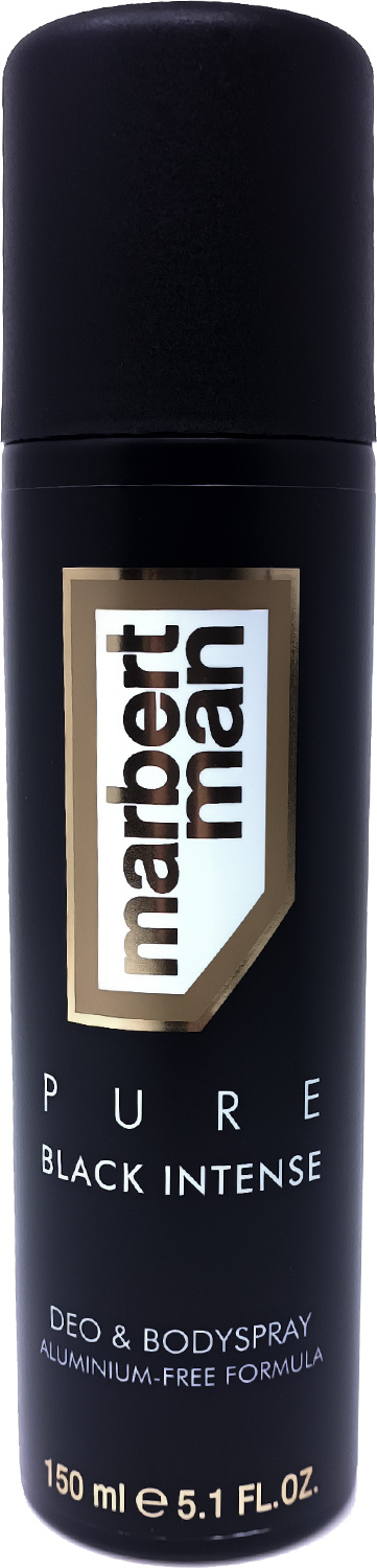 Marbert Man Pure Black Intense Deo & Bodyspray (150 ml)