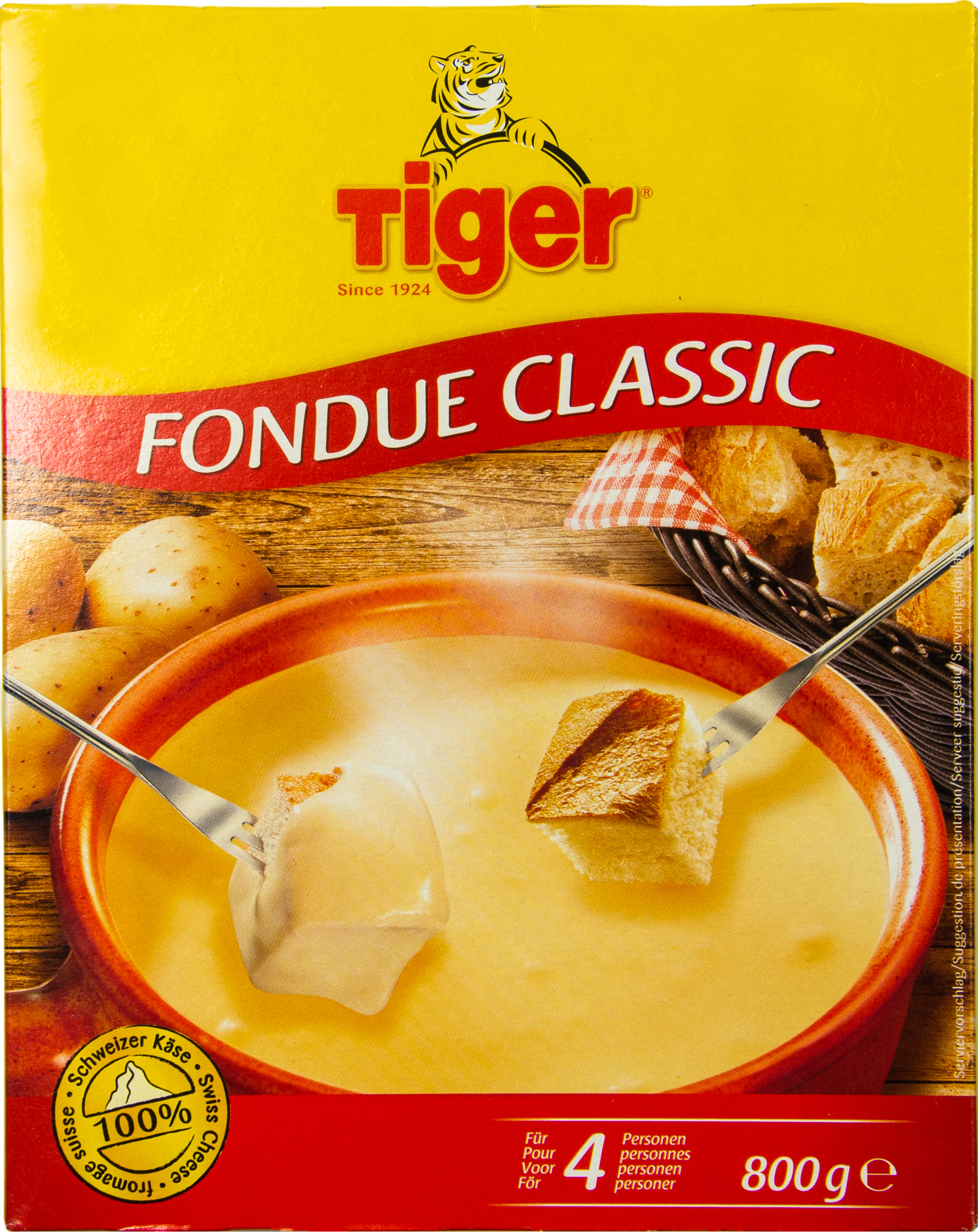 Food-United Fondue Classic 800g Käsefondue aus Schweizer