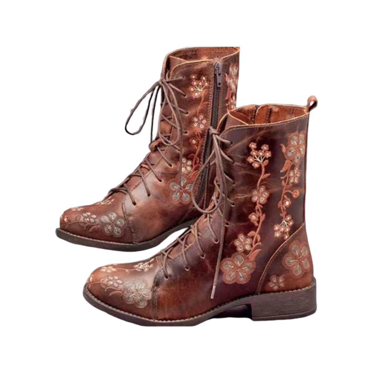 Damen Stiefel Runde Zehe Block Heel Boot | Kaufland.de