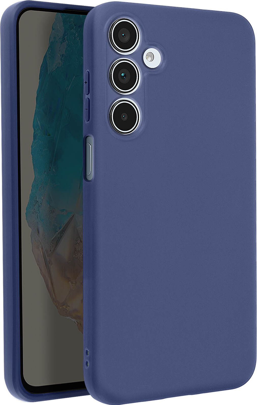 Cover Samsung Galaxy M35 Soft Touch Blu
