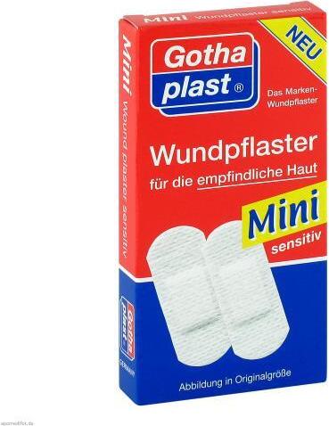 Gothaplast Plaster na rany Mini sensitive 4x1,7cm 20 szt