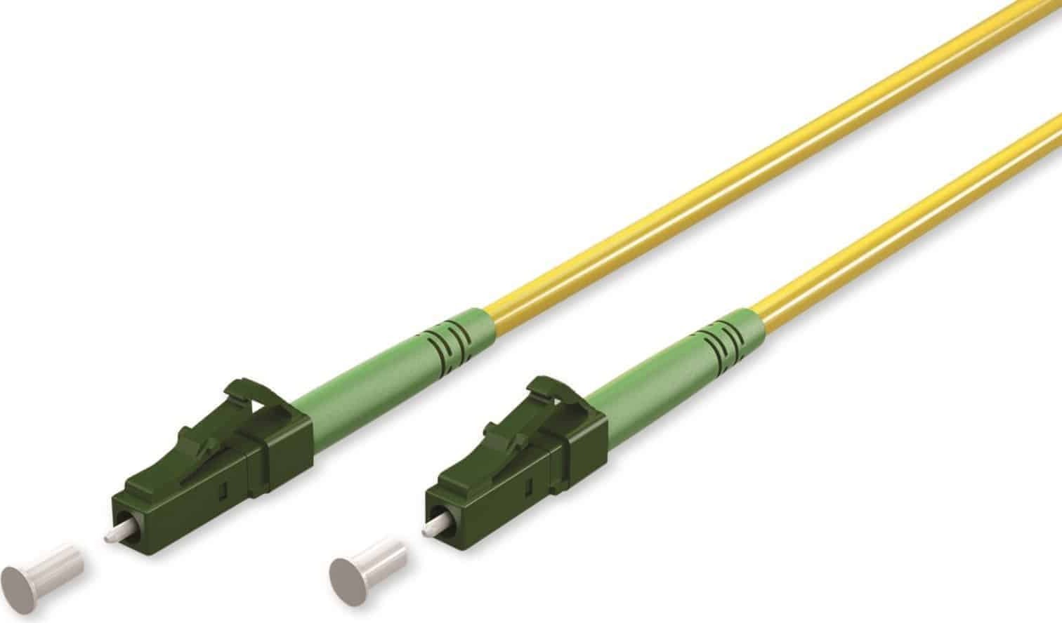 Goobay 59634 Optický kabel (FTTH), jednovidový (OS2) žlutý,