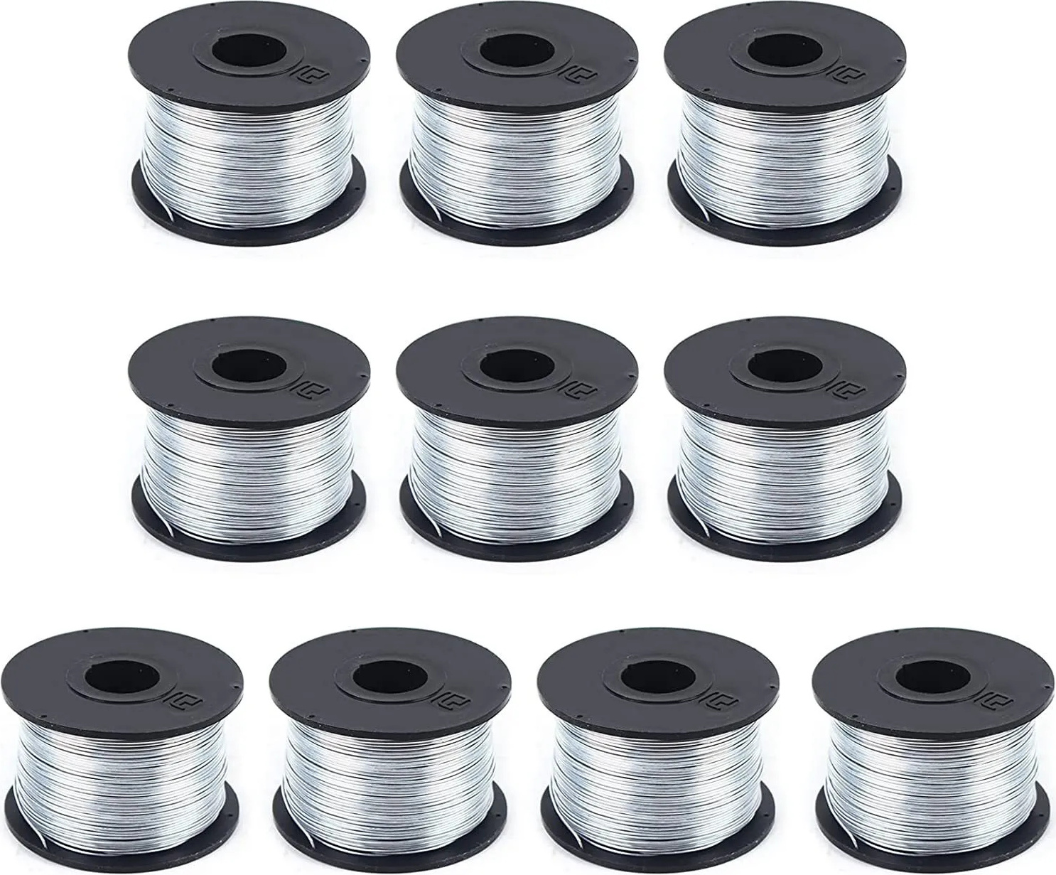 8 pièces de fil de ligature acier Rebar 110m 0,8 mm acier