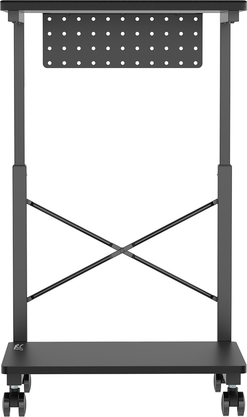 CPU Computerwagen mit Regal, 80kg max, höhenverstellbar