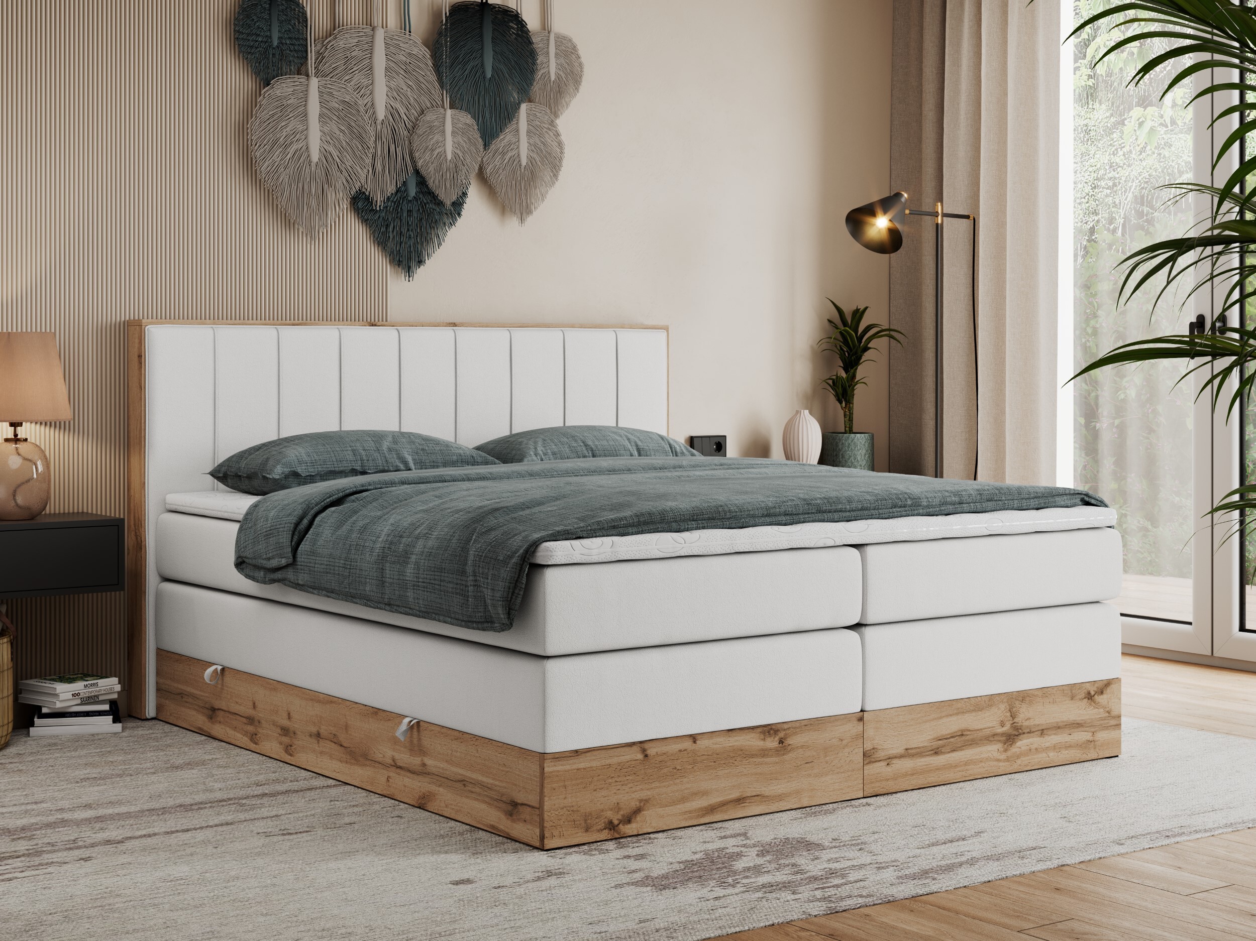 MKS MEBLE King Boxspringbett 200x200 mit | Kaufland.de