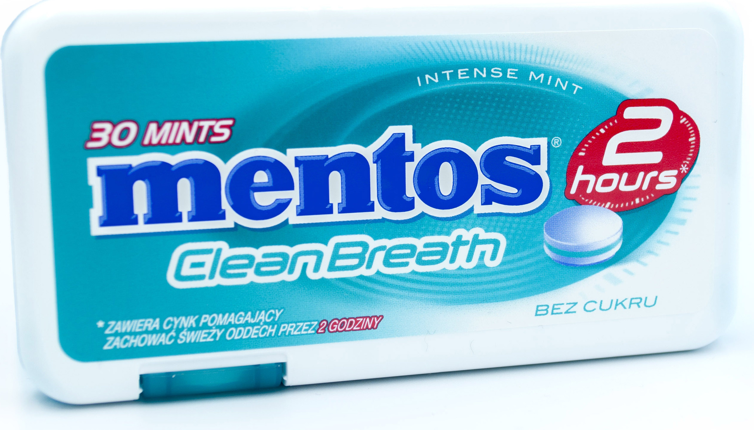 Mentos Clean Breath Pastilles 21g Menthe intense Bonbons à