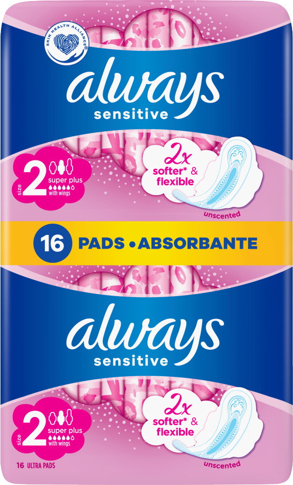 Always Ultra Sensitive Super Plus (Rozmiar 2) Podpaski Ze