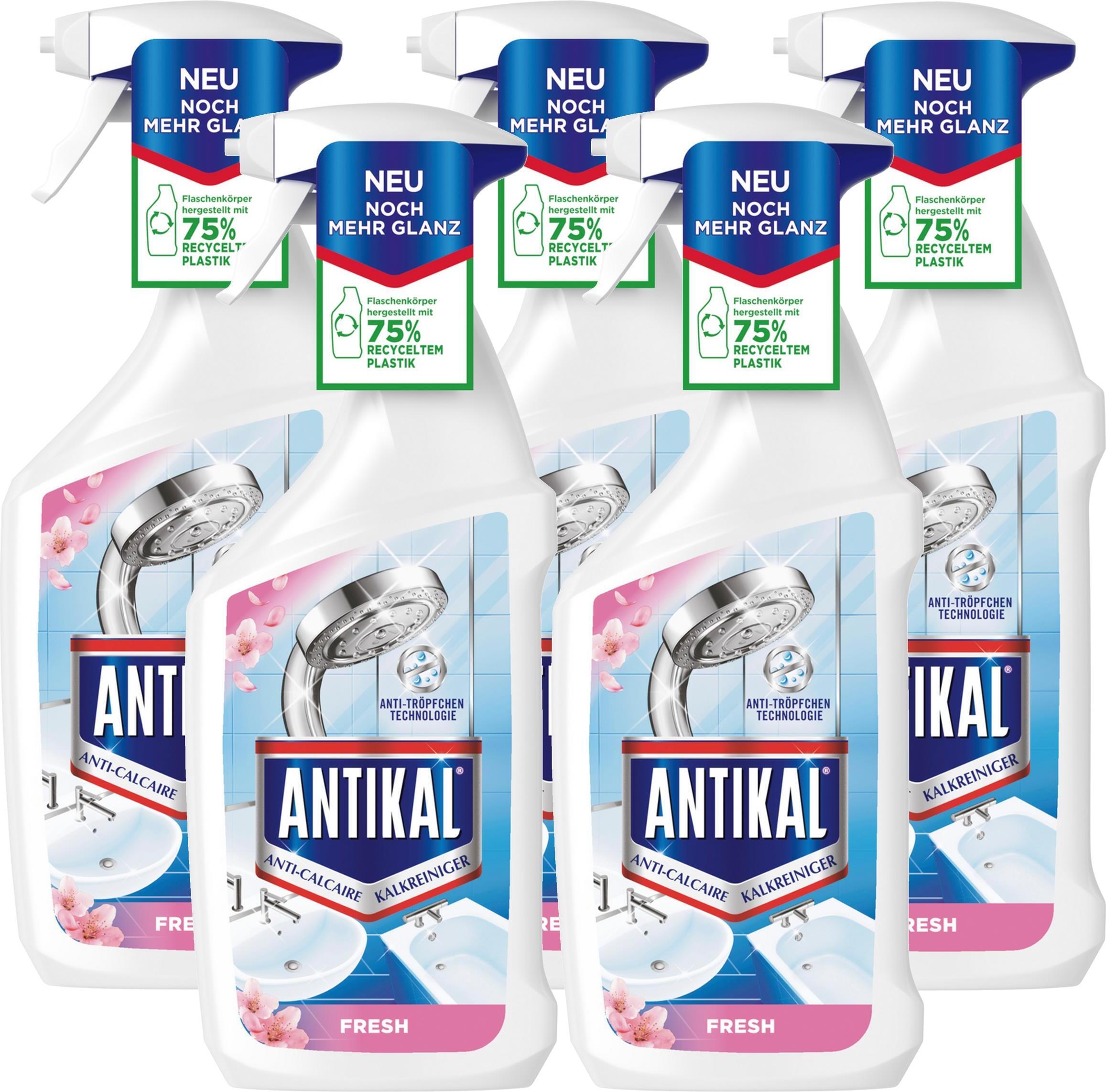 Antikal Kalkreiniger Fresh 700ml - Badezimmerreiniger (5er