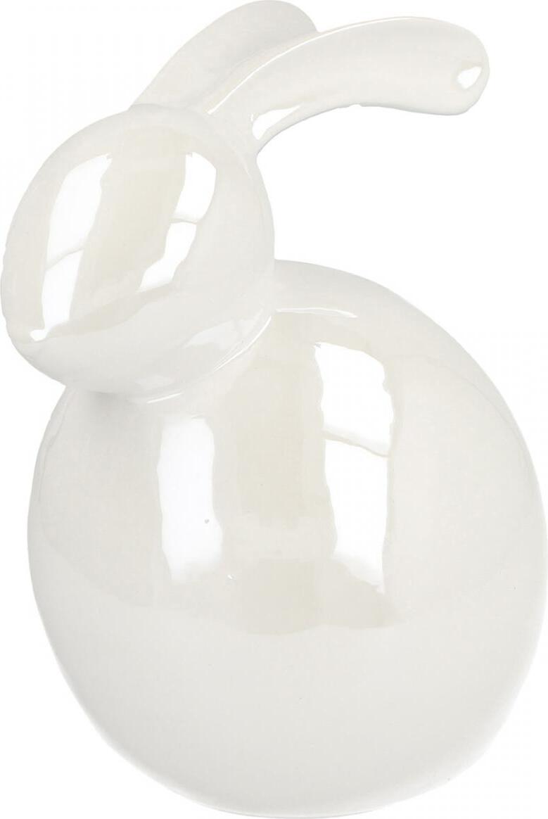 Keramikhase Dekofigur Osterhase Weiß Perlmutt | Kaufland.at