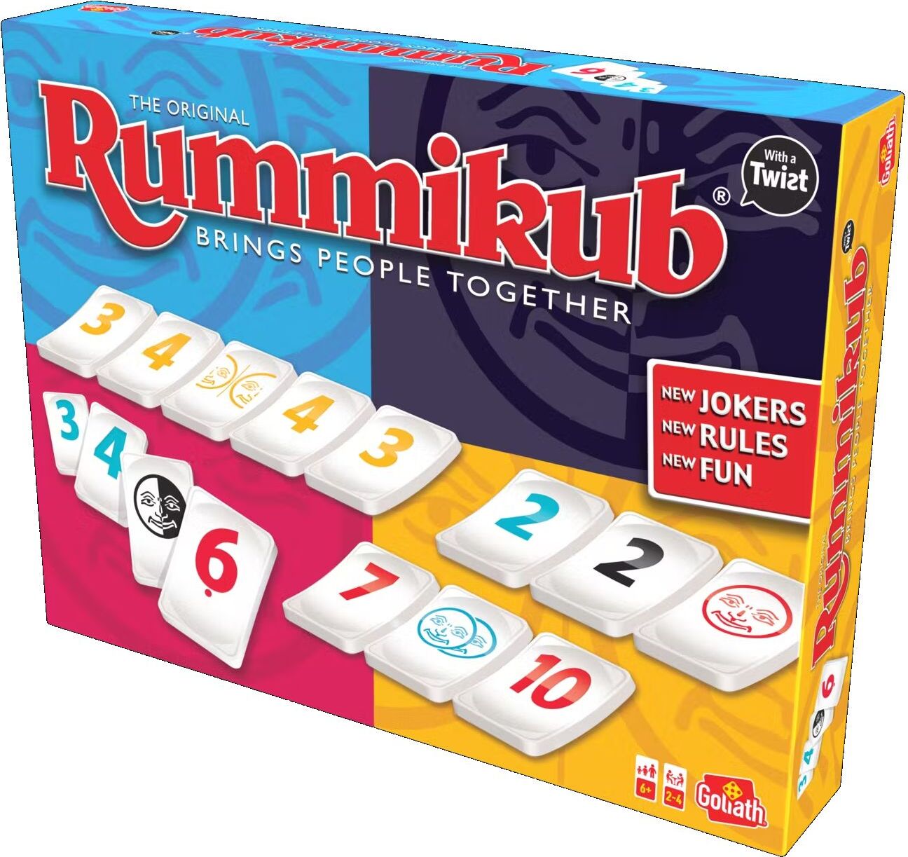 Goliath Bv Goliath Rummikub Twist Brettspiel Mehrfarbig