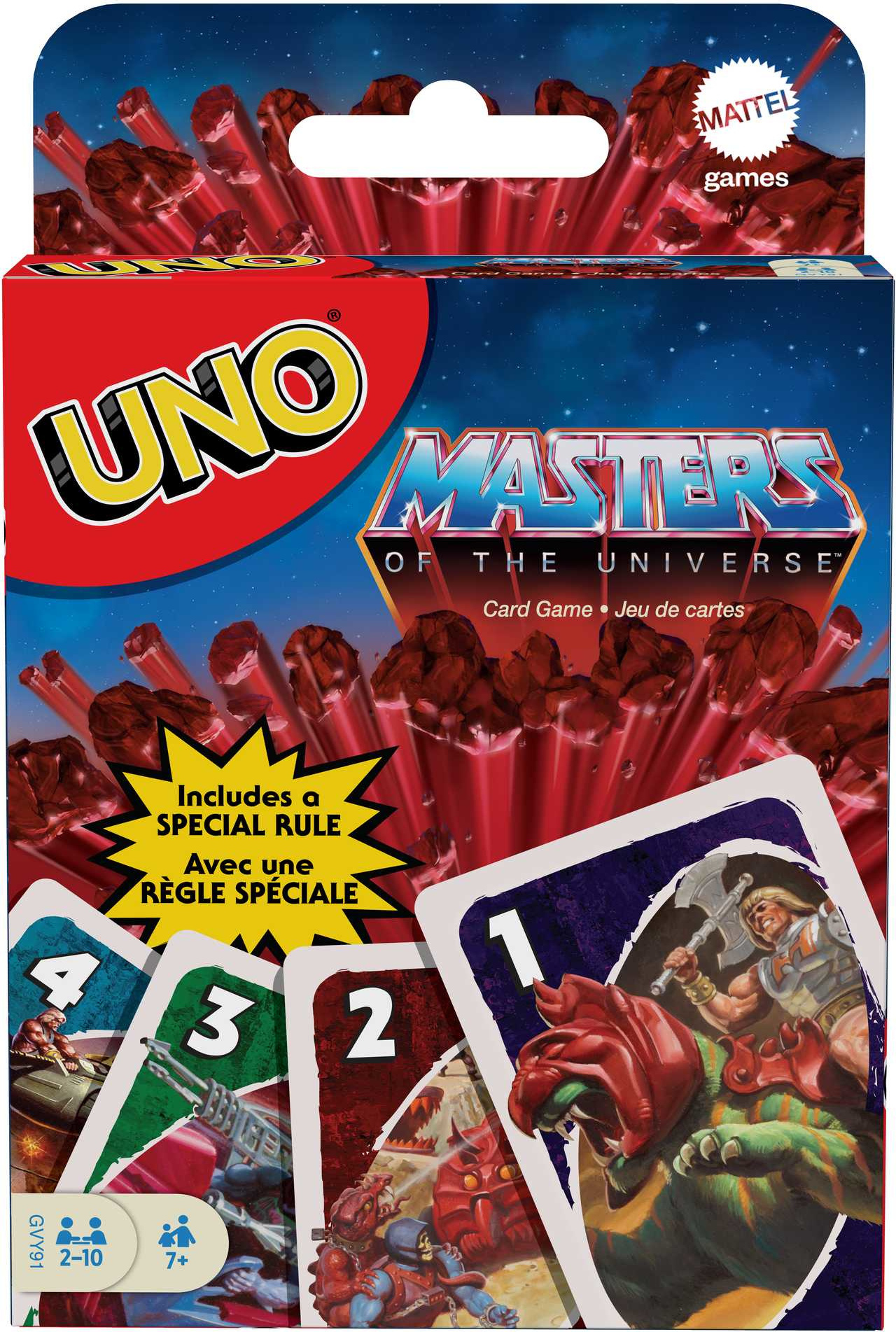 Mattel - UNO - Kartová hra Masters of the Universe Stolová