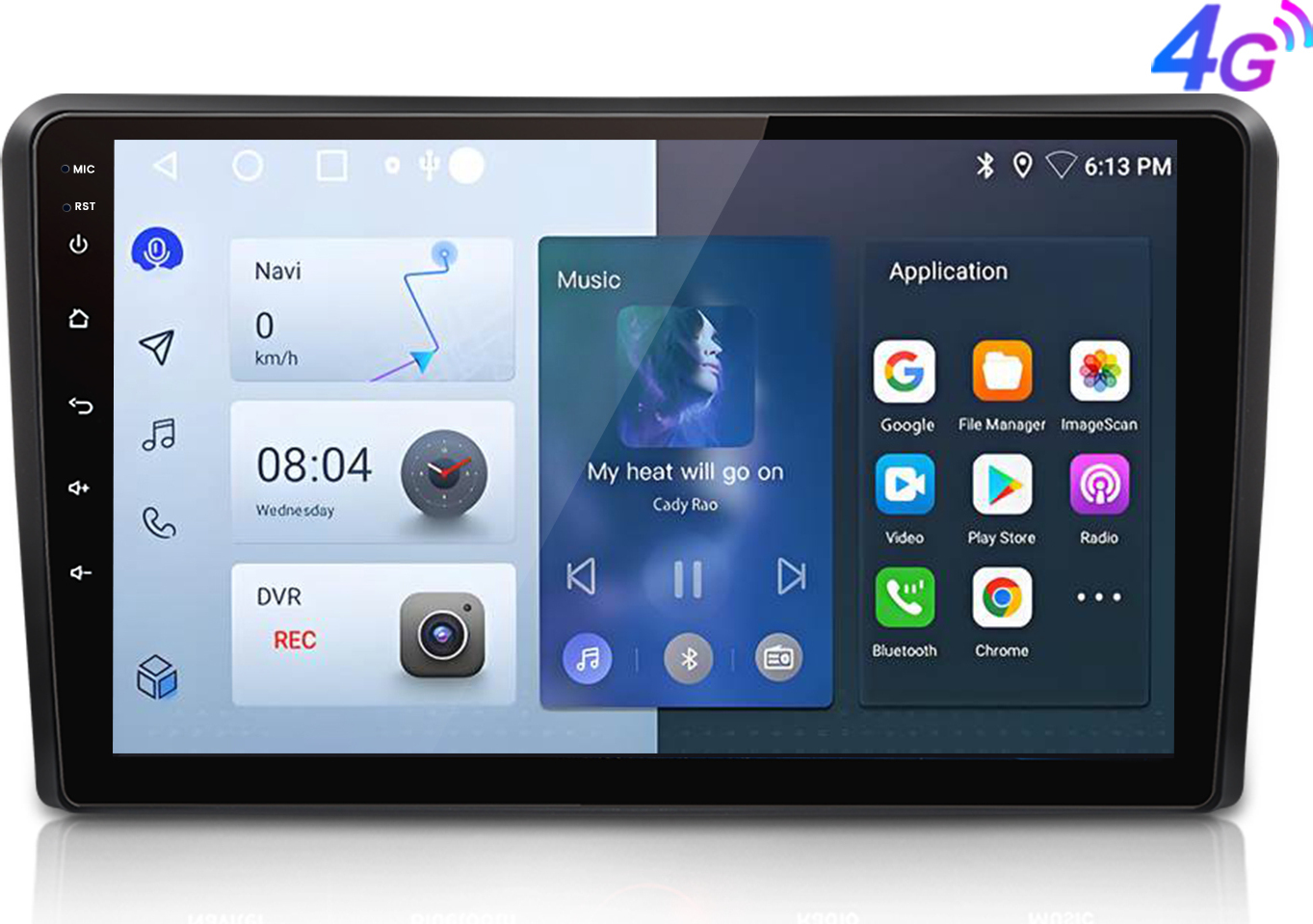 9 "Android13 Car Radio Carplay 2+64G GPS SWC | Kaufland.pl