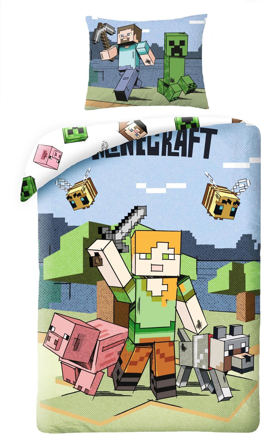 Alex Compatible Minecraft - Zestaw pościeli | Kaufland.pl