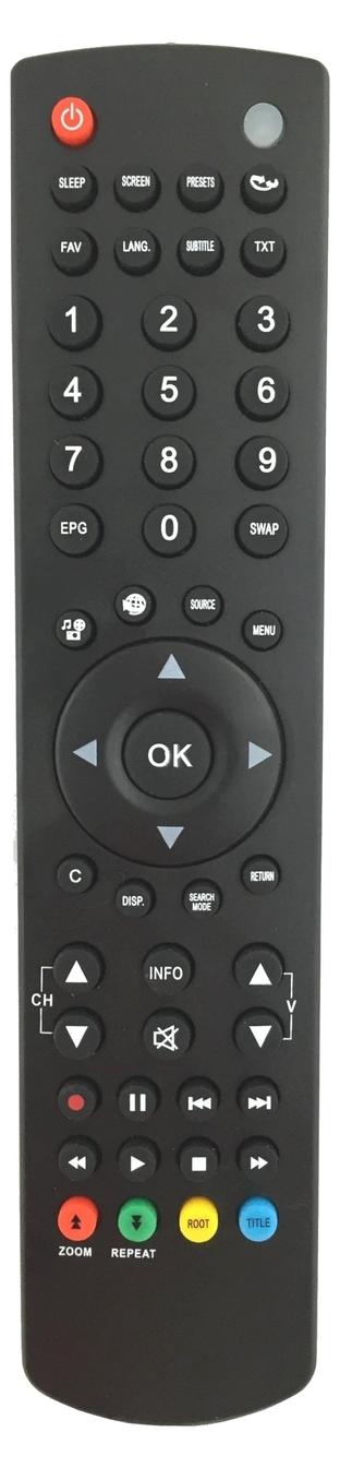 Ersatz Peaq TV Fernbedienung PTV323100SE / PTV321100-B
