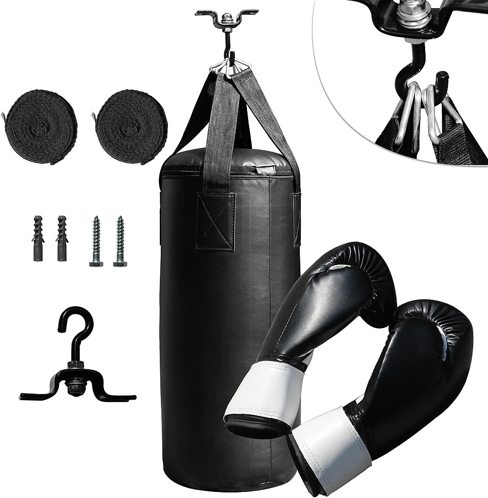 Boxset 10kg Boxsack gefüllt + Halterung + Handschuhe