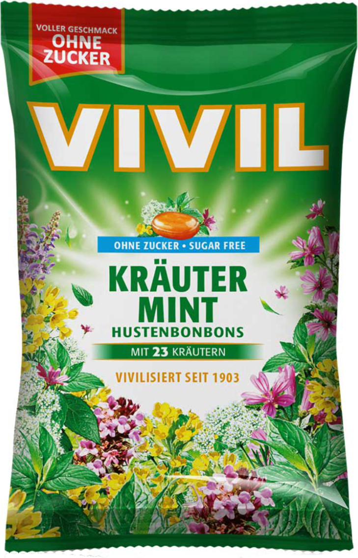 VIVIL® 2363 VIVIL® Kräuter-Mint Bonbons 120,0 g Bonbons