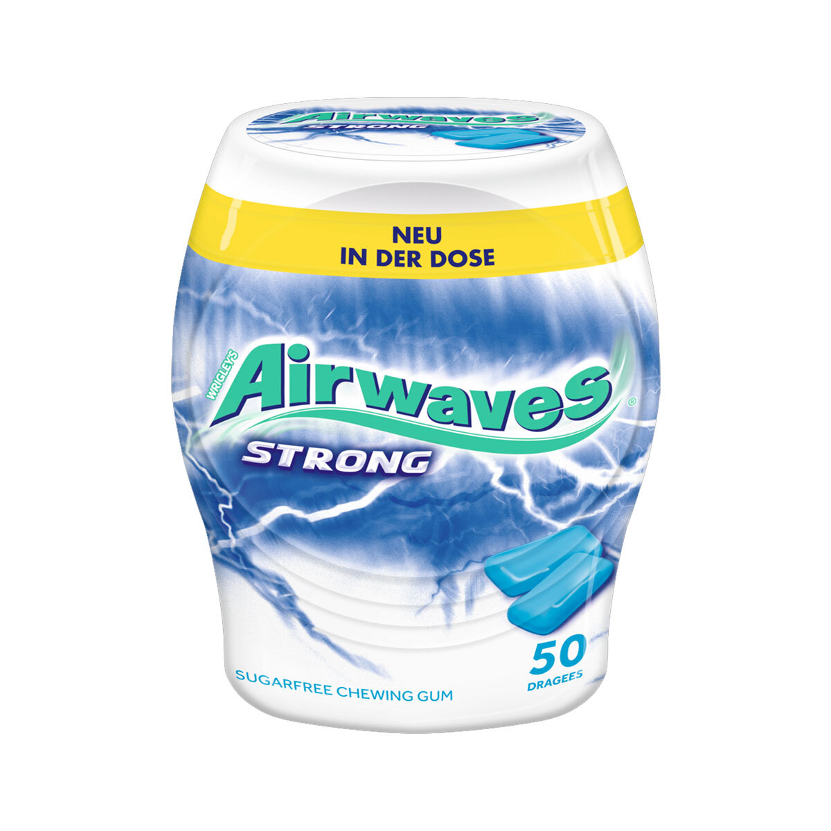 Airwaves Strong zuckerfreie knackige Kaugummis mit